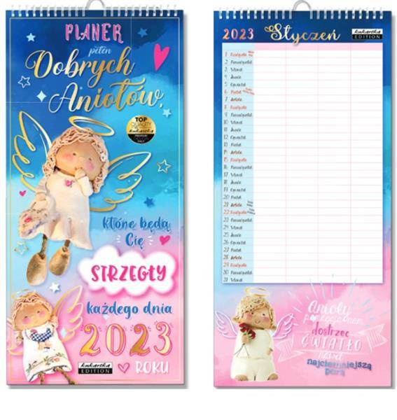 Kalendarz ścienny 2023 Planer DOBRYCH ANIOŁÓW